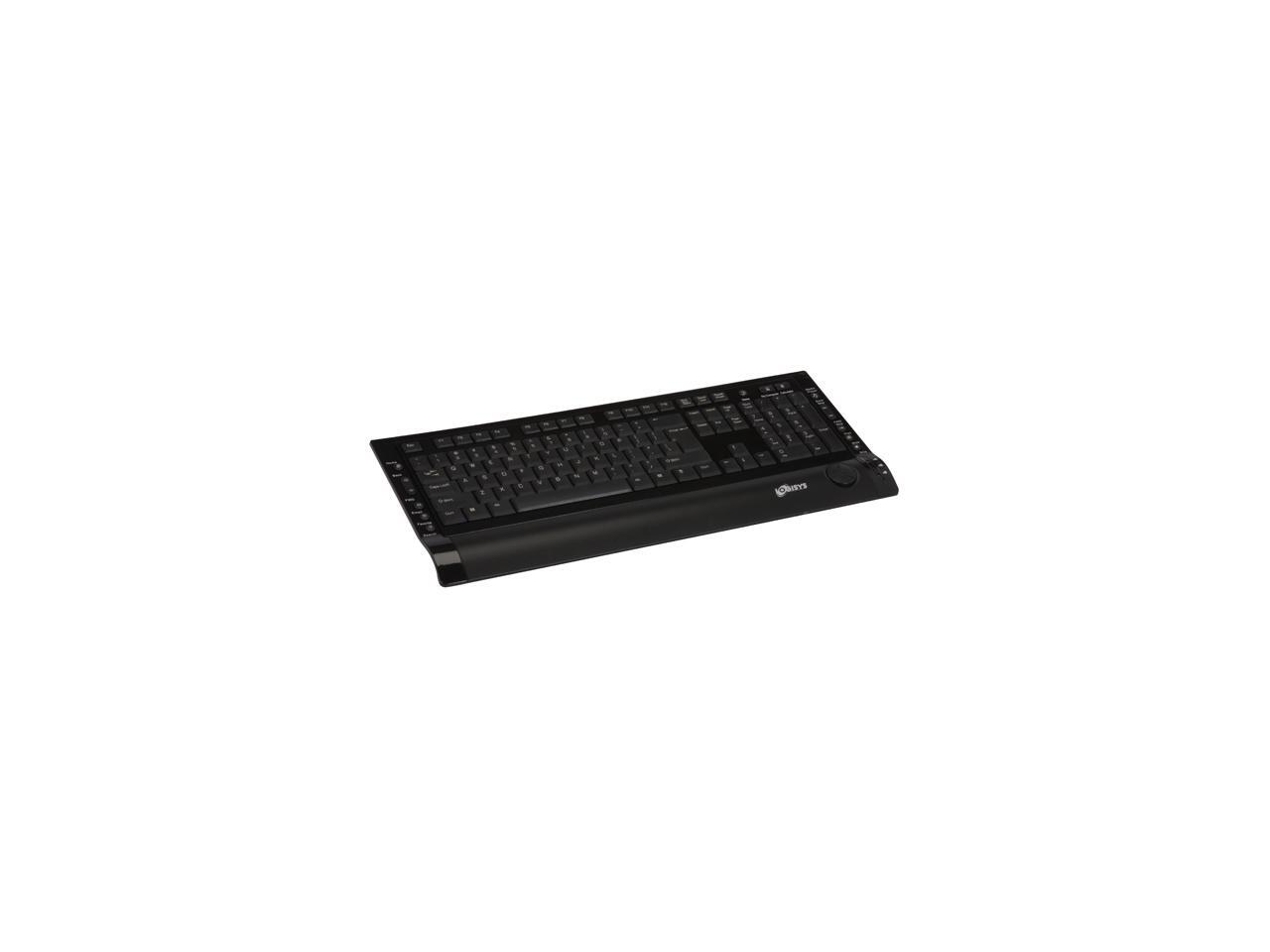 LOGISYS Computer KB206BK Black Soft Touch Multimedia Keyboard - Newegg.com