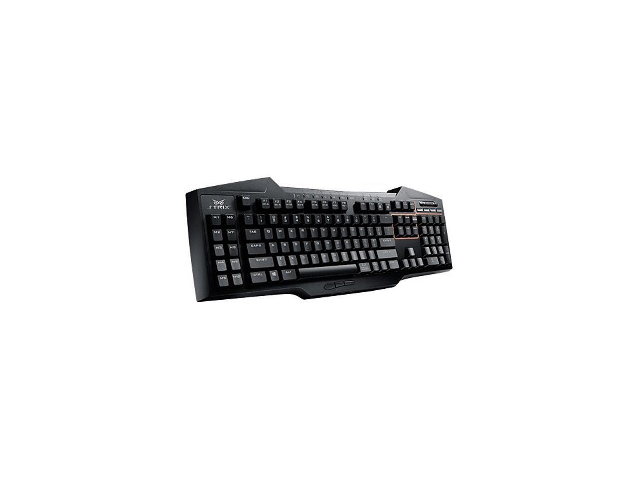 ASUS STRIX TACTIC PRO Gaming Keyboard with Cherry MX Brown Switches ...