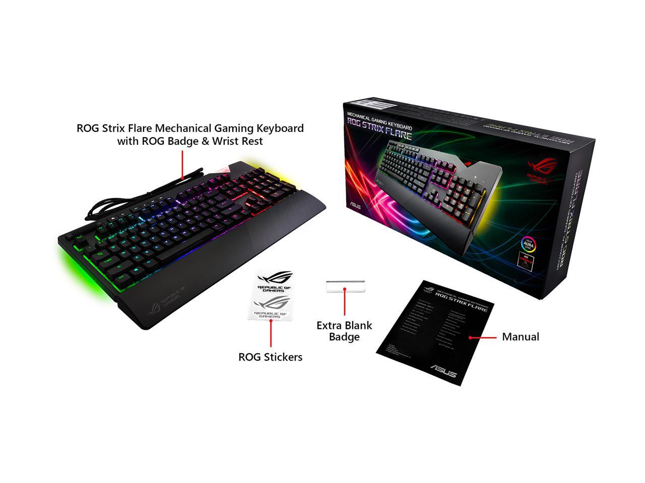 Asus adds Strix Flare keyboard, Aura RGB terminal to gaming offering - IT基礎