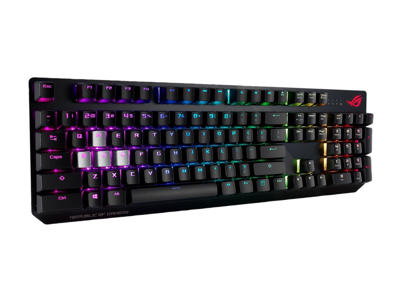 ASUS ROG Strix Scope RGB Mechanical Gaming Keyboard with Cherry MX ...