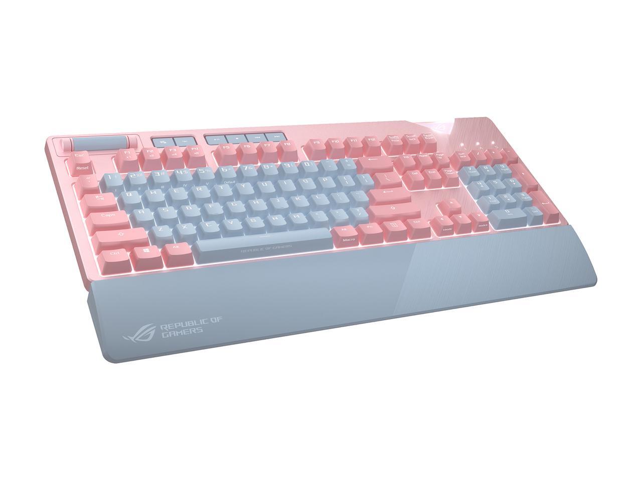 ASUS ROG Strix Flare PNK Limited Edition Mechanical Gaming Keyboard ...