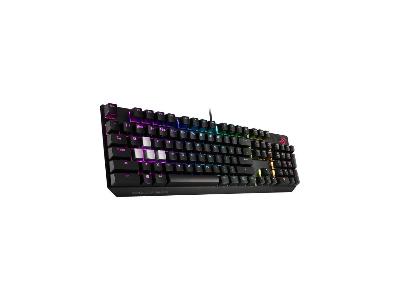 ASUS XA02 ROG STRIXSCOPE/BN/US RGB Mechanical Gaming Keyboard - ROG ...