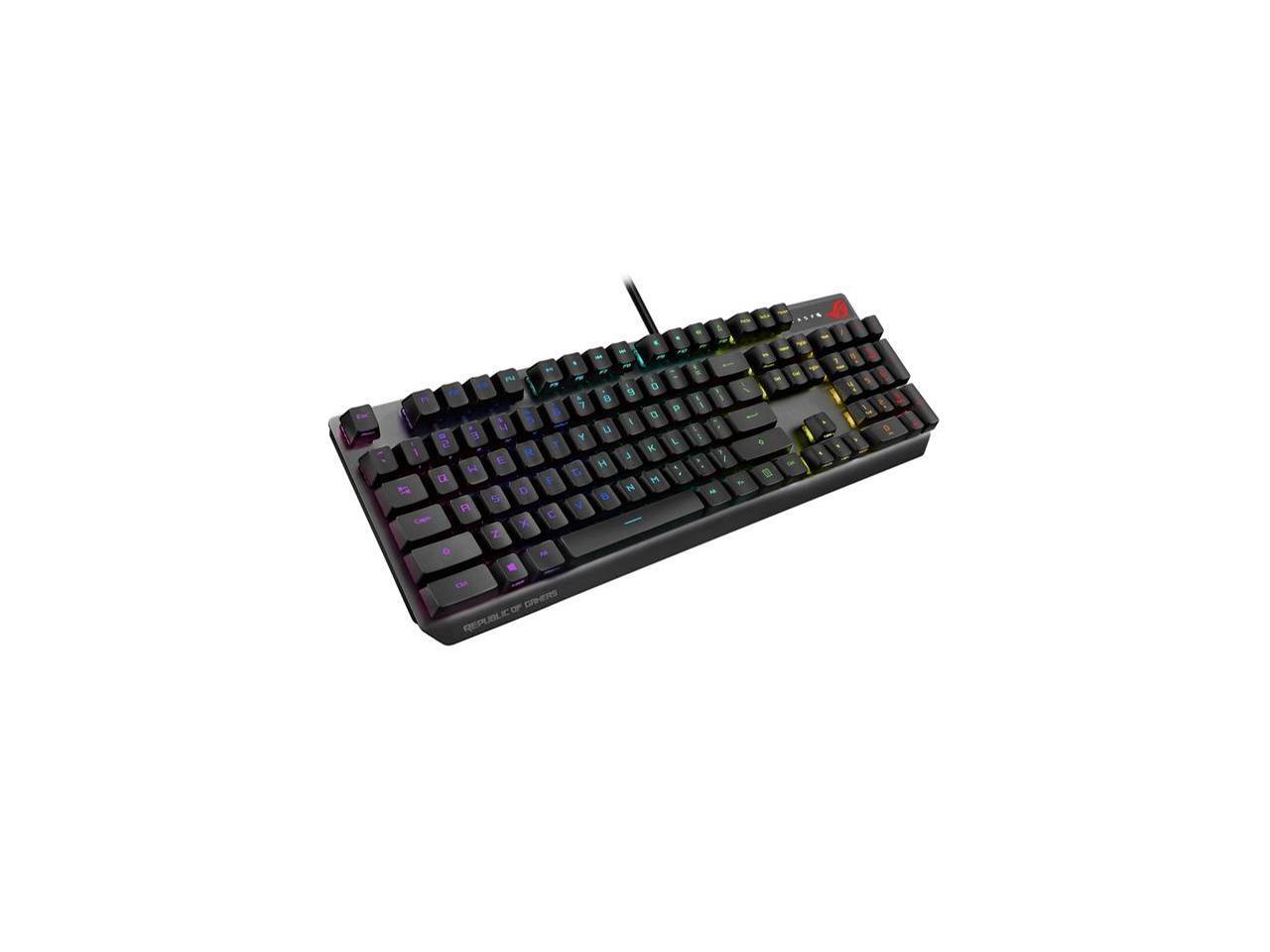 ASUS XA05 ROG Strix Scope RX/RD/US Mechanical Gaming Keyboard with ROG ...