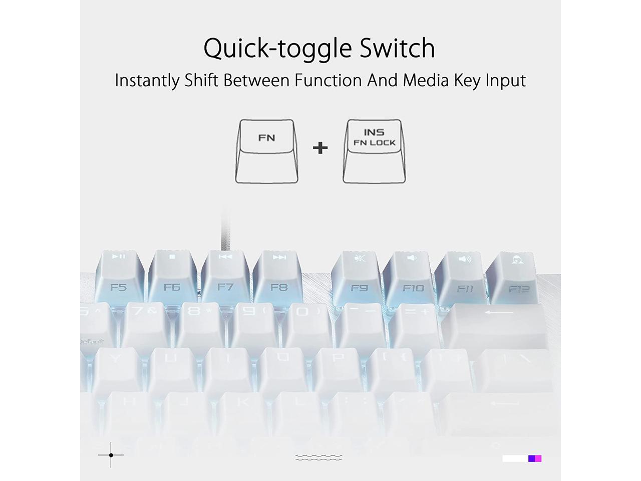 ASUS ROG Strix Scope NX TKL Moonlight White Wired Mechanical RGB Gaming ...