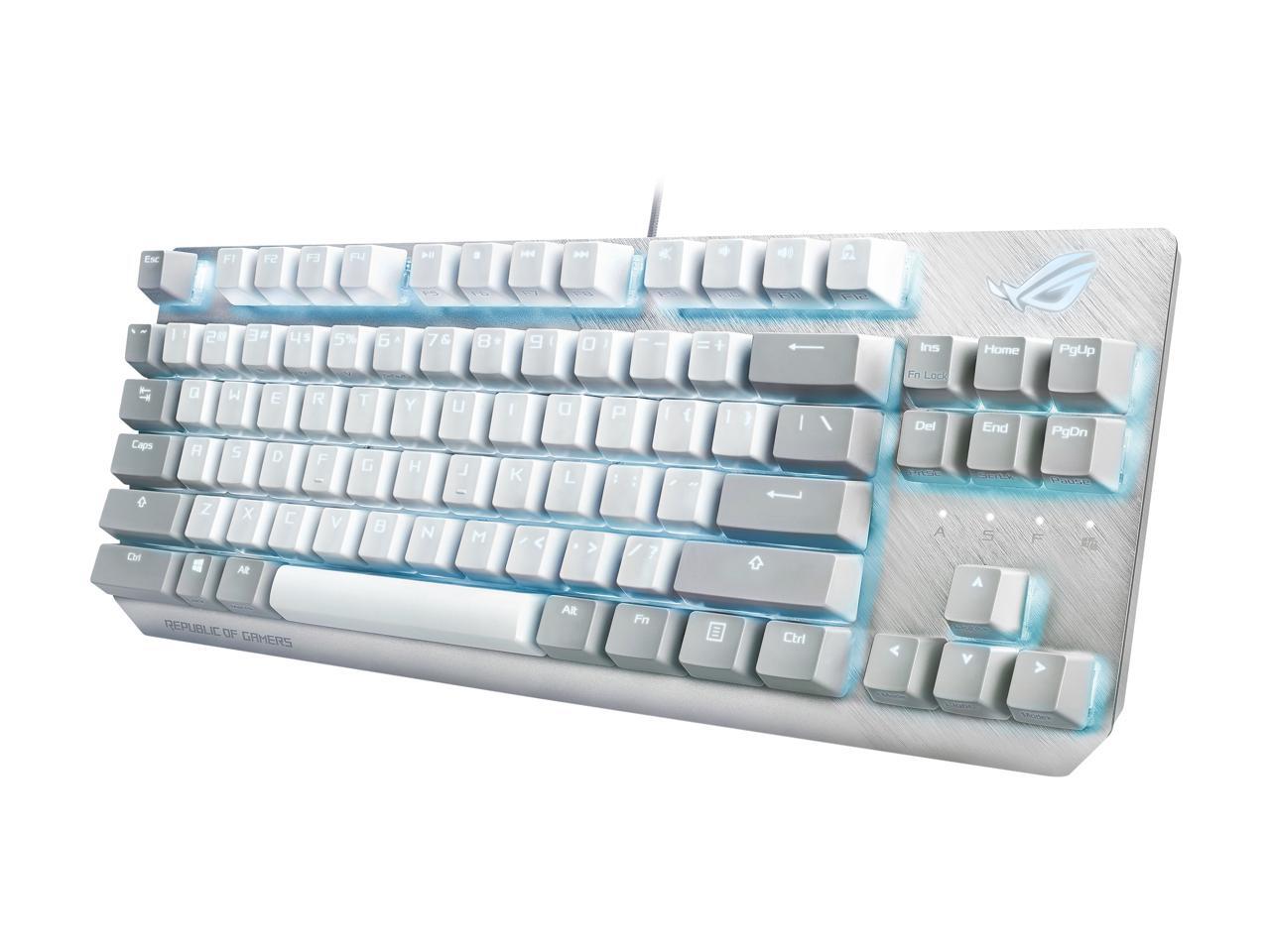 ASUS X806 ROG Strix Scope NX TKL Moonlight White Wired Mechanical RGB ...