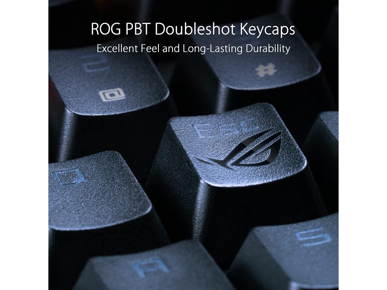 ASUS ROG Strix Scope NX Wireless Deluxe Gaming Keyboard - Tri-Mode ...