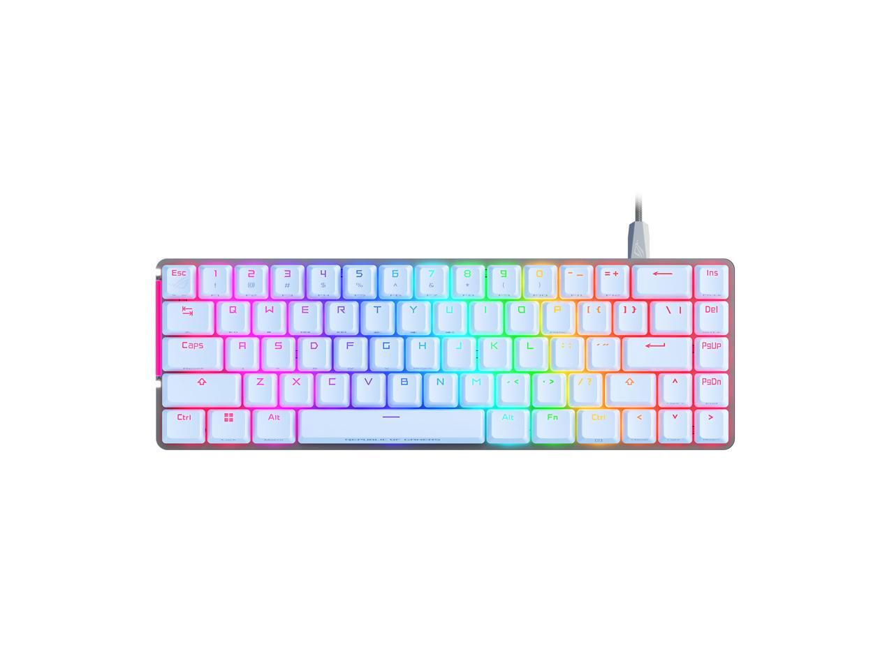 ASUS ROG Falchion Ace 65% RGB Compact Gaming Mechanical Keyboard, Lubed ...