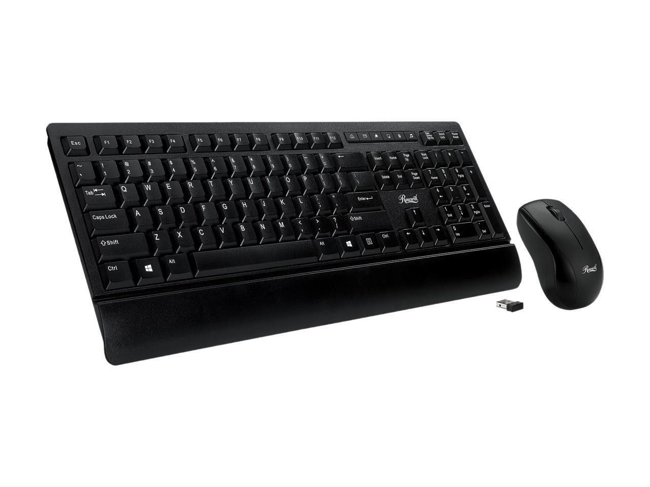 Rosewill Wireless Office Keyboard Mouse Combo - Newegg.com
