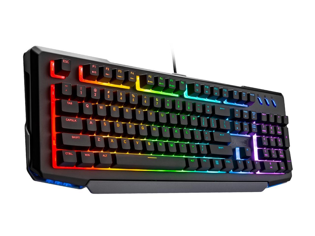 Rosewill NEON K42 RGB Membrane Mechanical Gaming Keyboard - Newegg.com