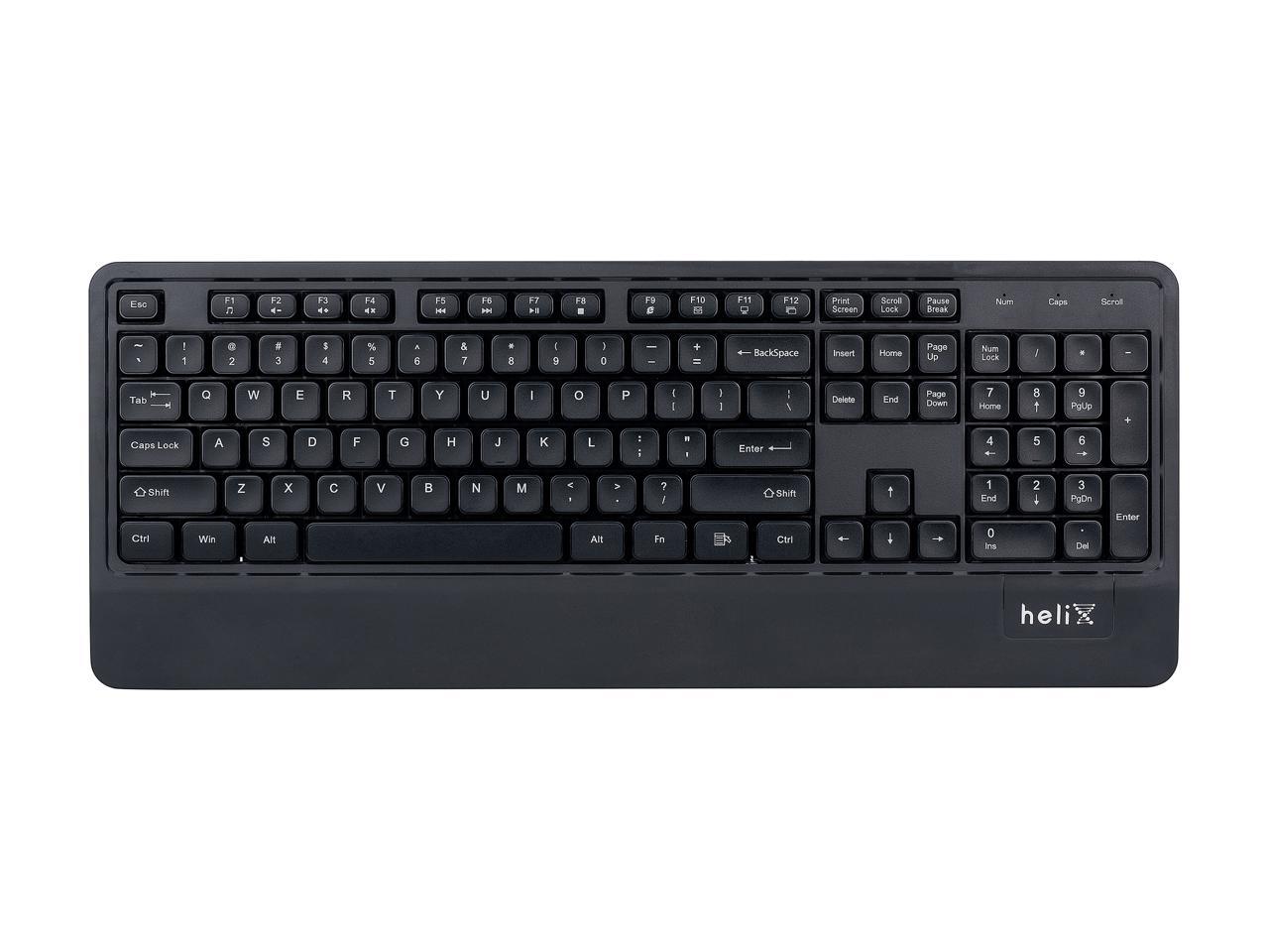 Helix HKM100 Wired Black Keyboard and Mouse - Newegg.ca