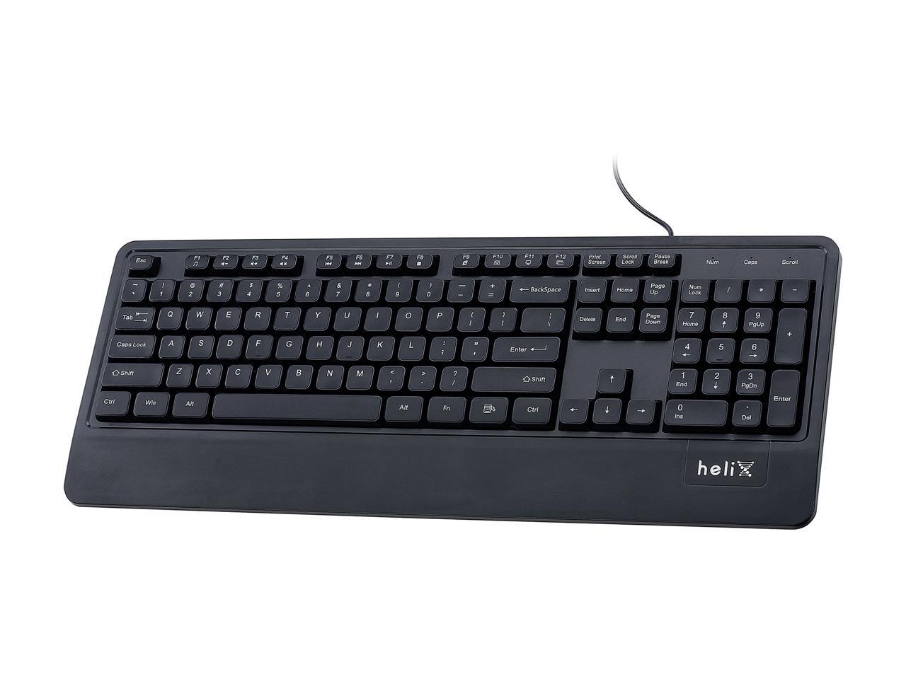 Helix HKM100 Wired Black Keyboard and Mouse - Newegg.ca