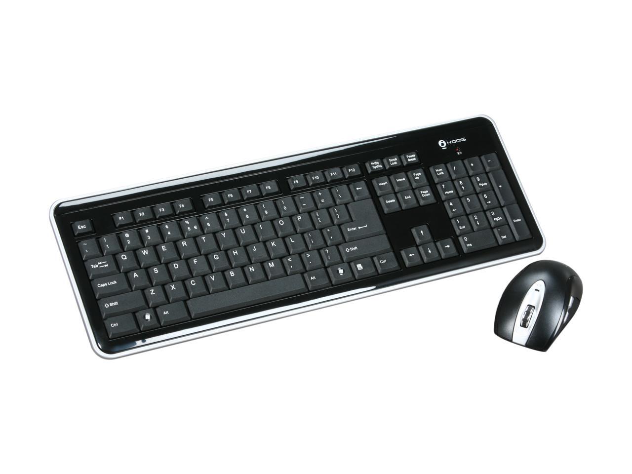 i-rocks RF-6577L-BK Black RF Wireless Keyboard - Newegg.com