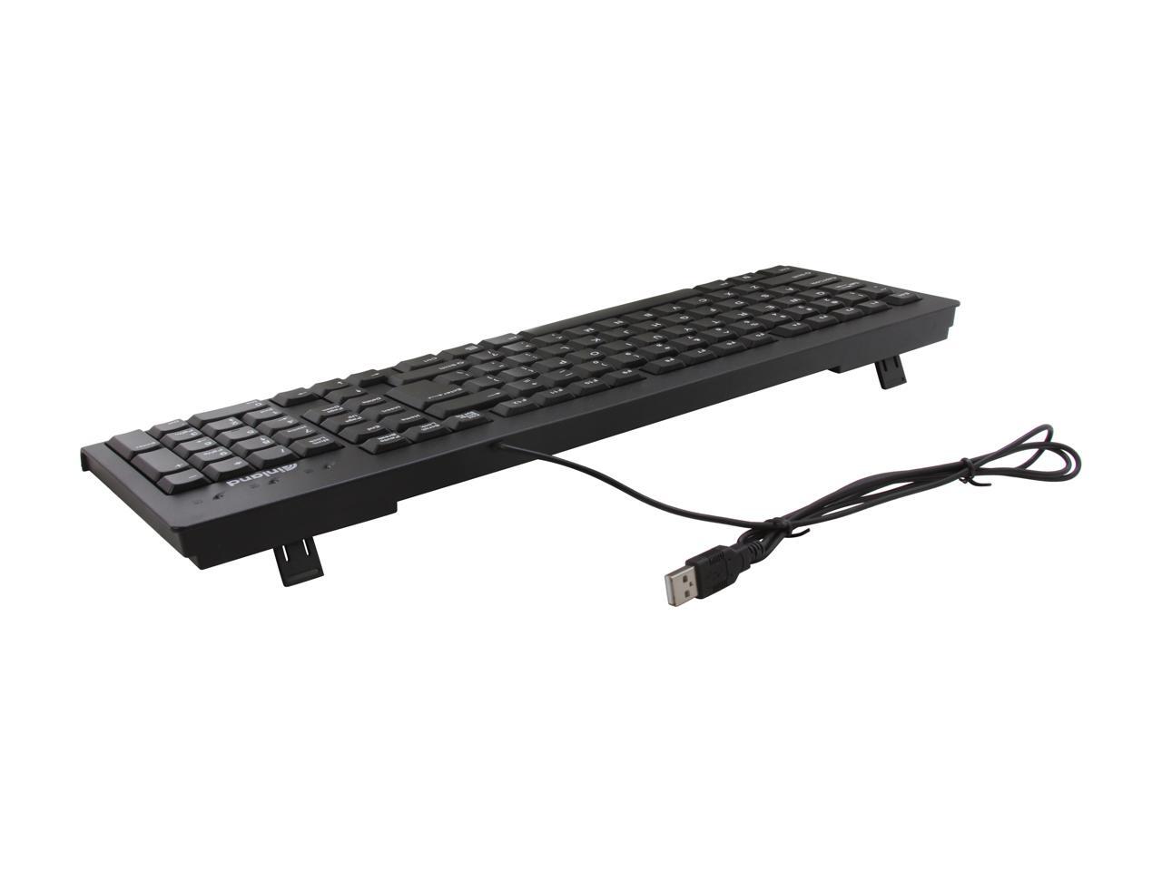 inland 70008 Black Wired Keyboard - Newegg.com