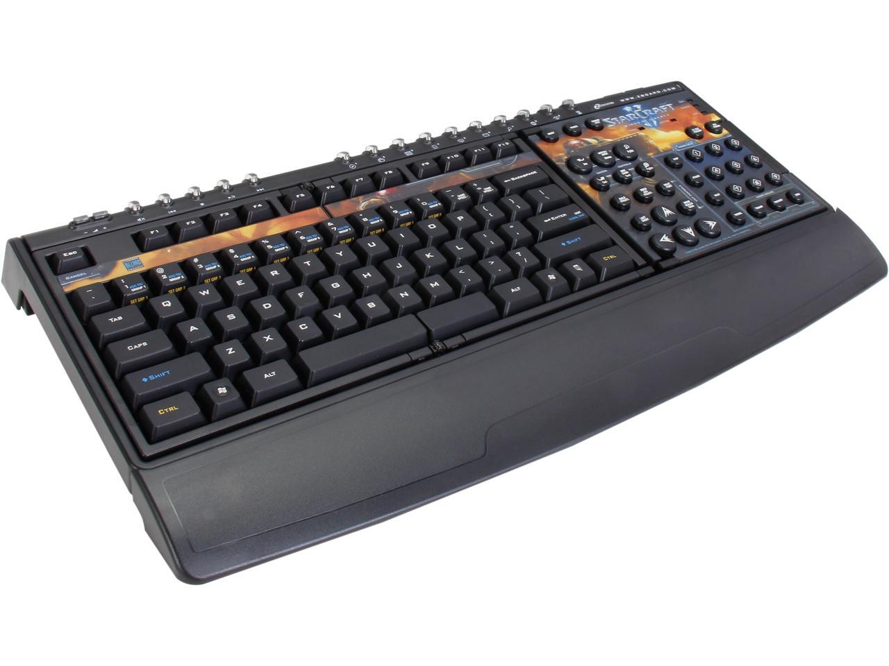Refurbished: SteelSeries 64090 Zboard StarCraft II Keyboard - Newegg.com
