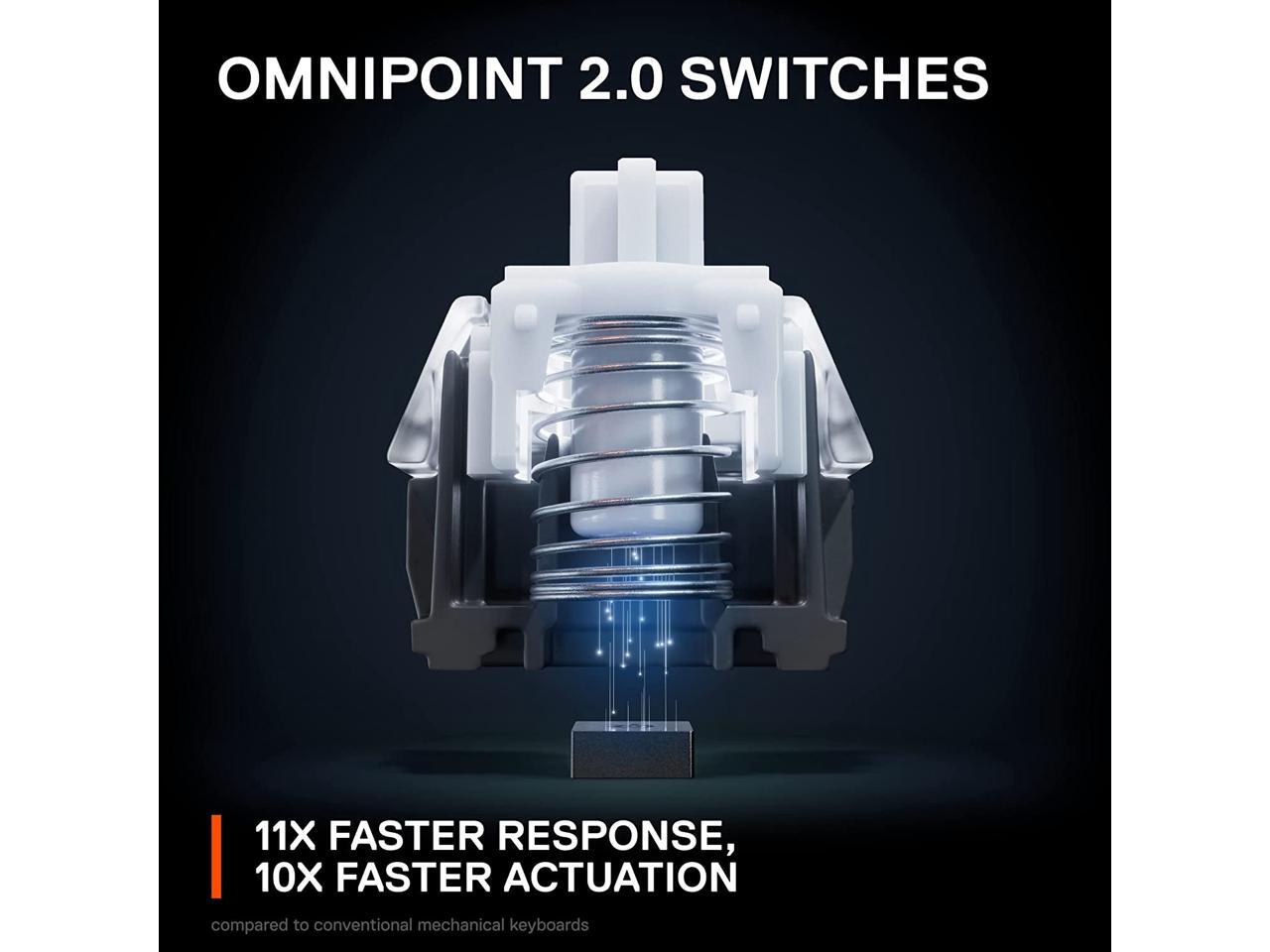 SteelSeries Apex Pro Mini Mechanical Gaming Keyboard - World's Fastest ...