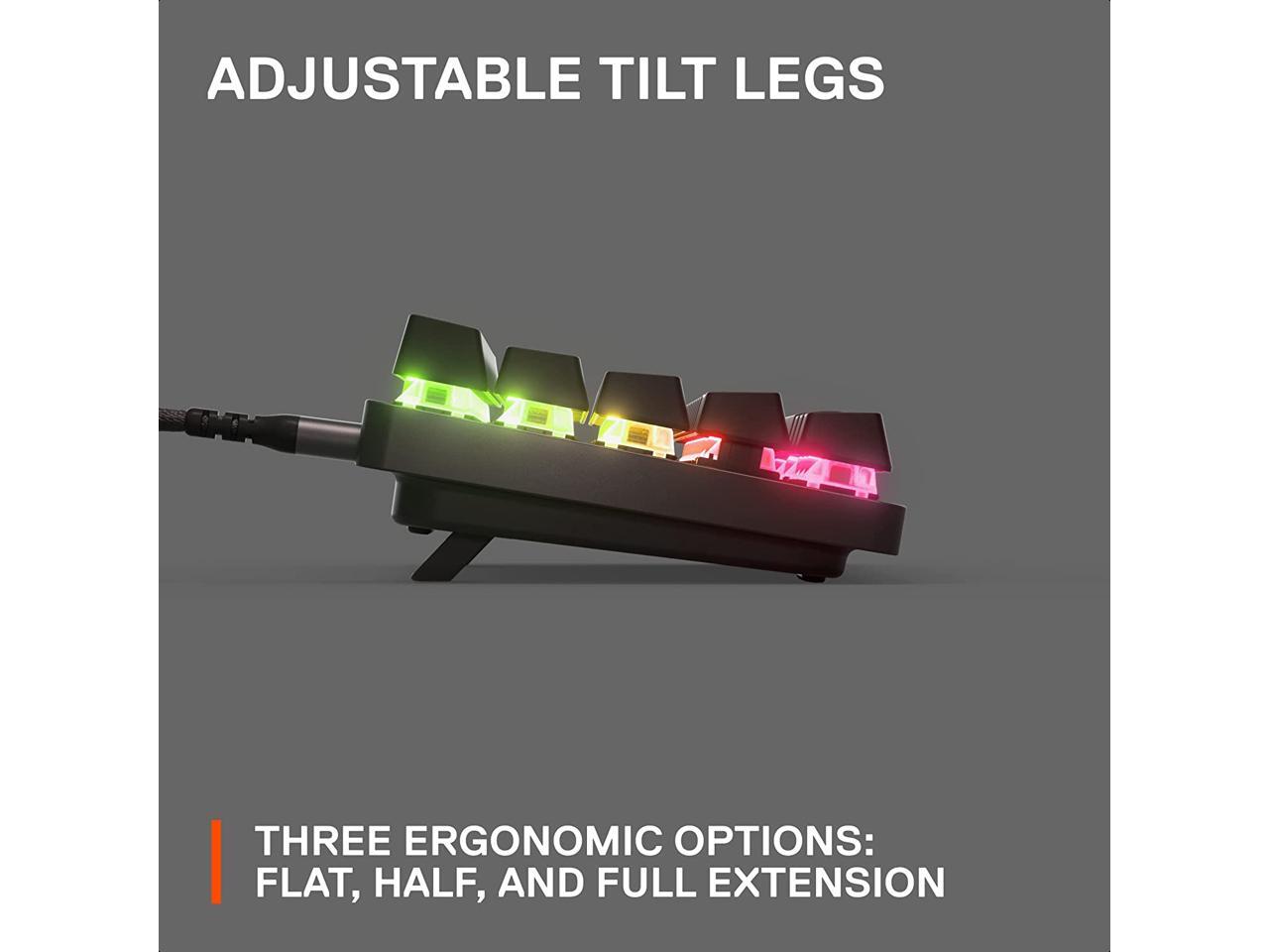 SteelSeries Apex Pro Mini Mechanical Gaming Keyboard - World's Fastest ...