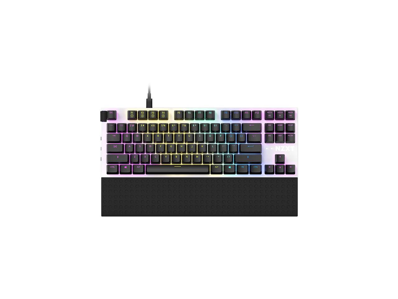 NZXT Function TKL Mechanical Keyboard - KB-1TKUS-WR - PC Gaming ...