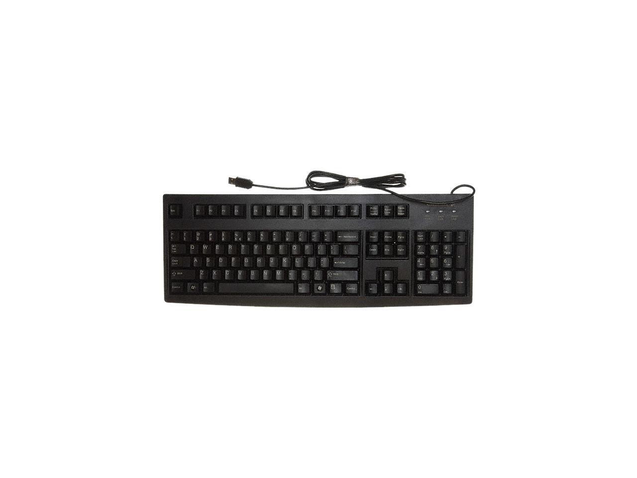 CHERRY G83-6104LUNEU-2 Black Wired International Key Layout Business ...