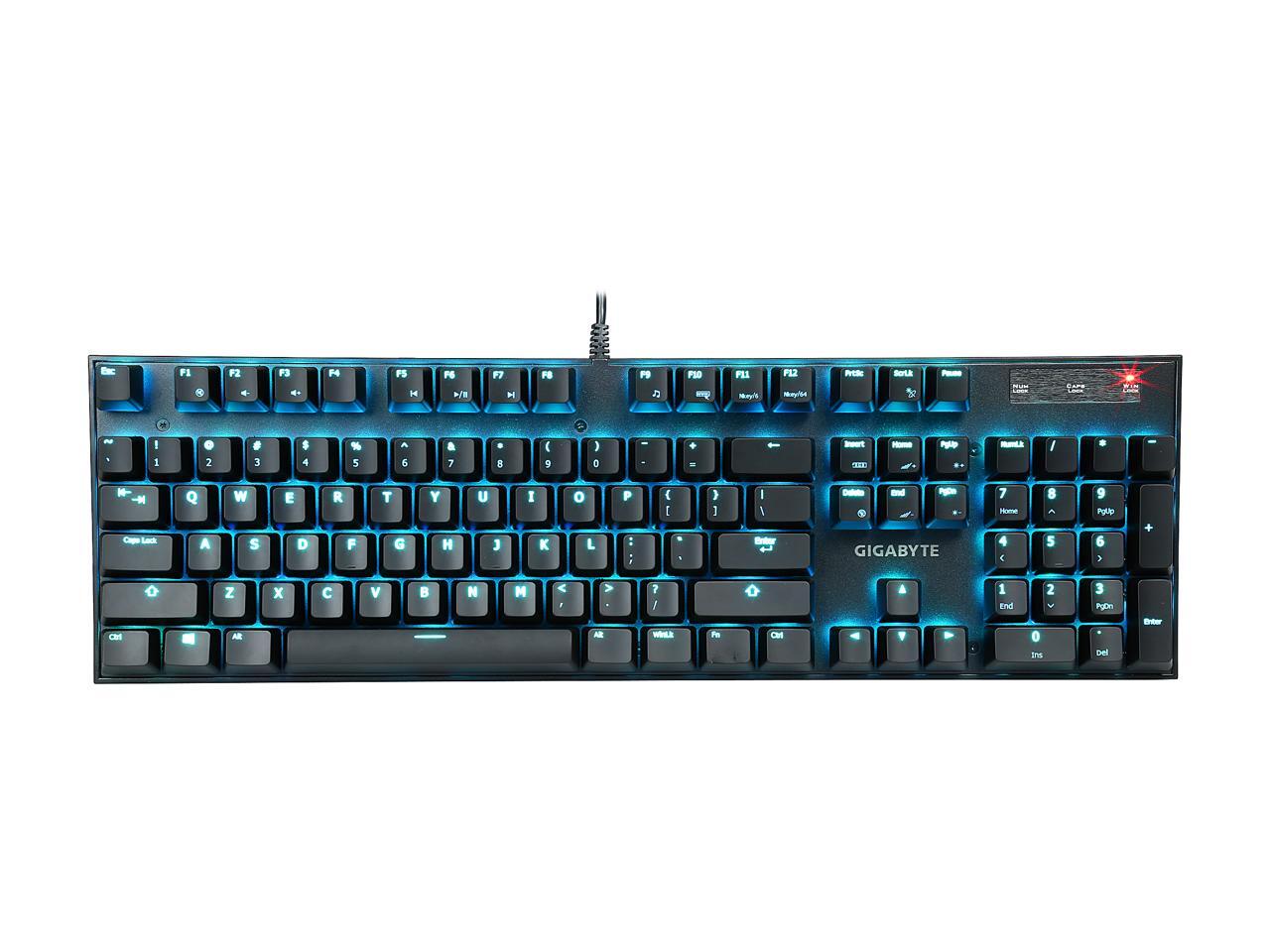 GIGABYTE FORCE K85 Red Mechnical RGB Gaming Keyboard (GK-FORCE K85 ...
