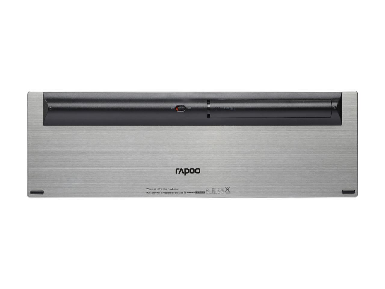 Rapoo E9070 Black RF Wireless Keyboard - Newegg.com