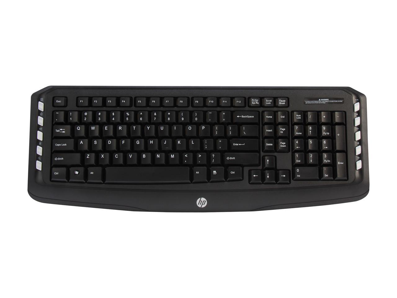 Refurbished: HP Classic Desktop LV290AA#ABA-BP Black RF Wireless ...