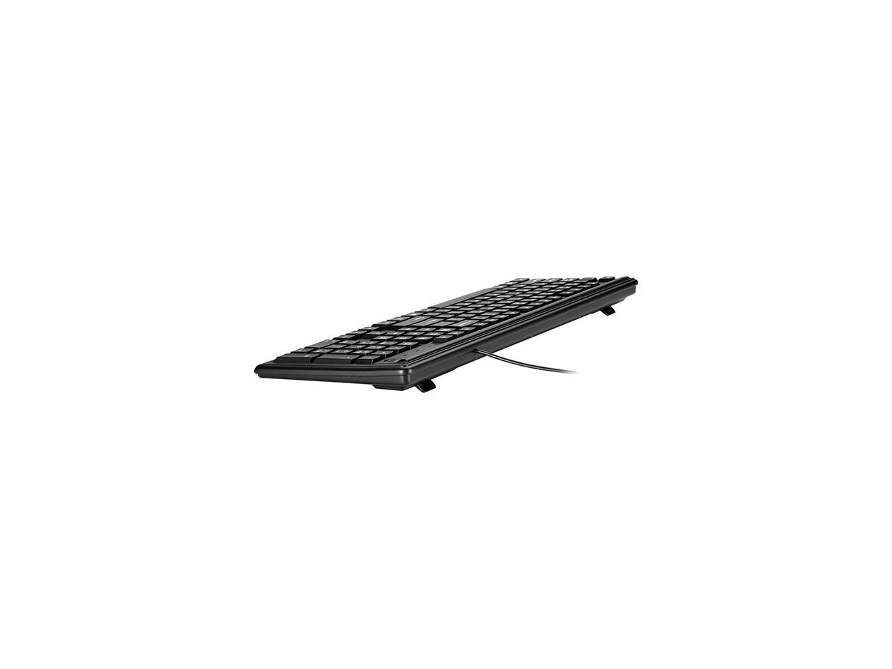 HP Keyboard 100 2UN30AA#ABL Black Wired Keyboard - Newegg.com