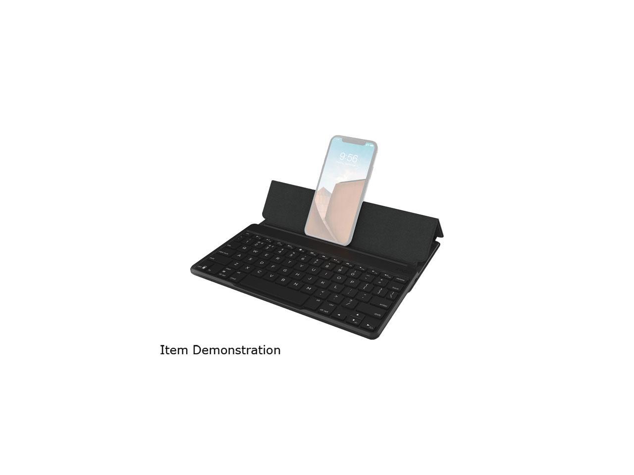ZAGG 103201717 Black Bluetooth Wireless Flex Universal Keyboard & Stand ...