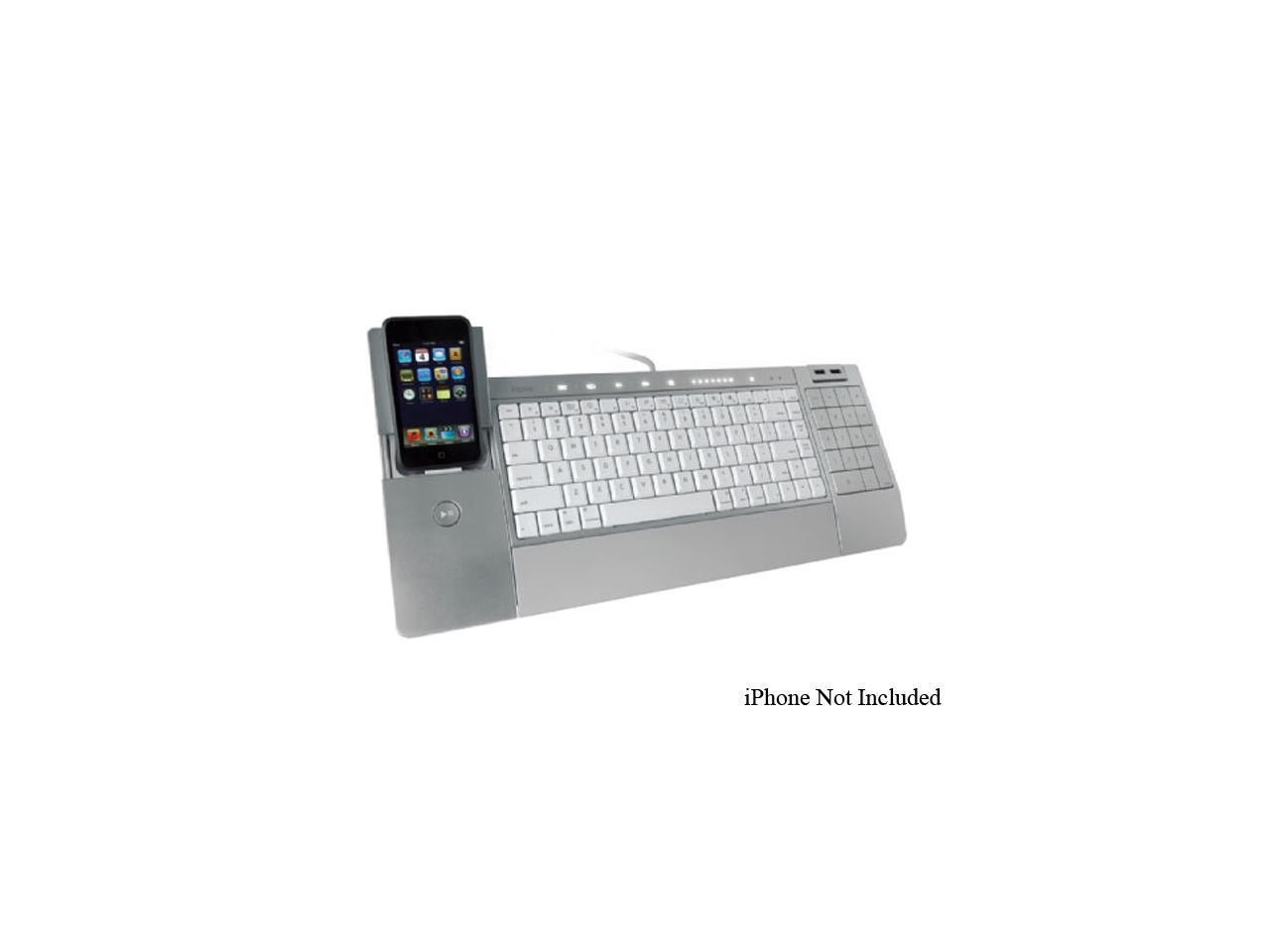 iHome - iConnect Media Keyboard - SILVER (IH-K231MS) - Newegg.com