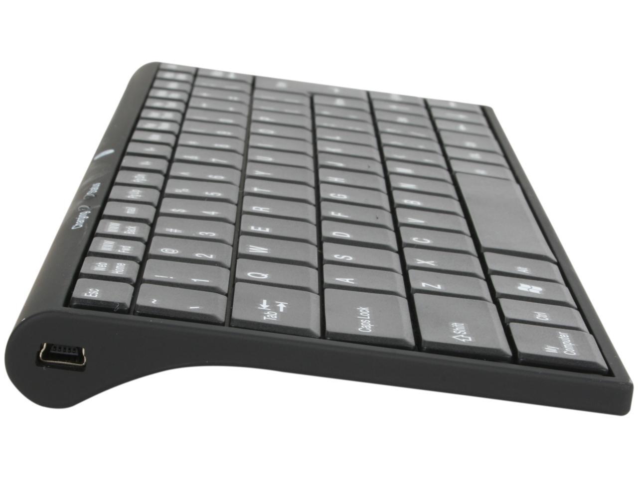 Spider E-BTKB-B001 Black Bluetooth Wireless Keyboard - Newegg.com