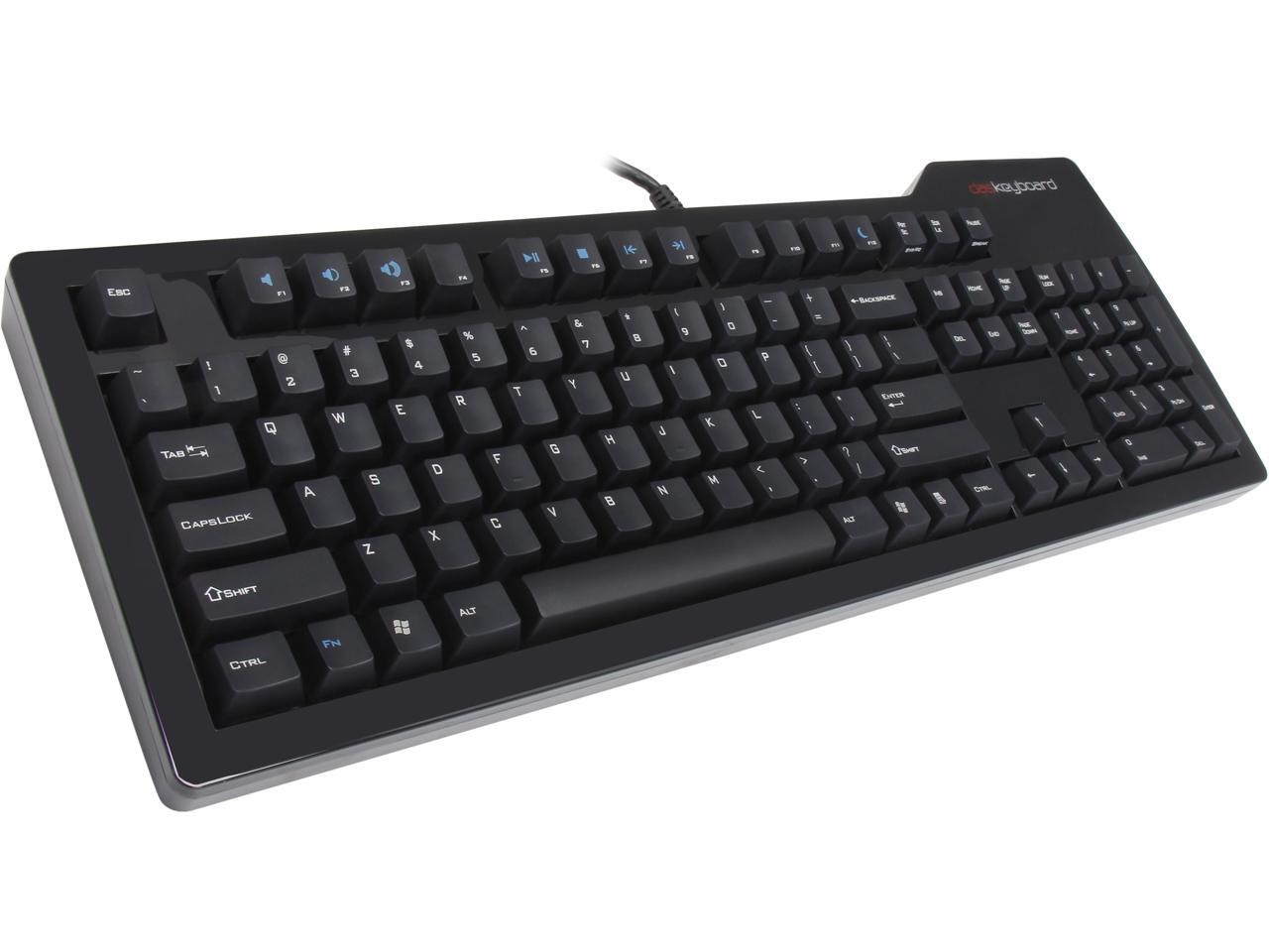 Das Keyboard Professional S DASK3MKPRORED Black Wired Keyboard - MX Red ...