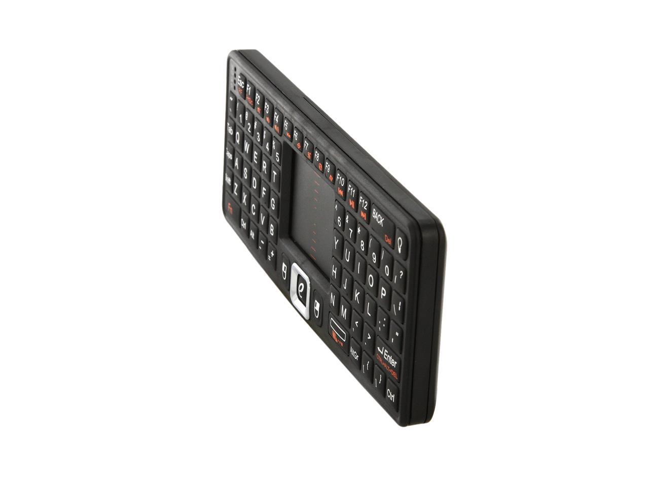 VisionTek Candyboard Keyboard with Touchpad 900508 Black RF Wireless ...