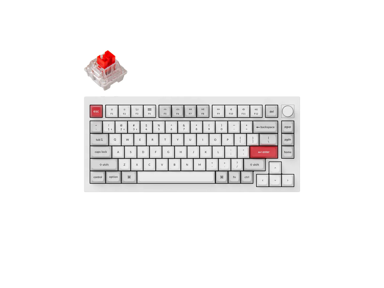 Keychron Q1 Pro Mechanical Keyboard 75% Layout RGB - Wireless - Hotswap ...