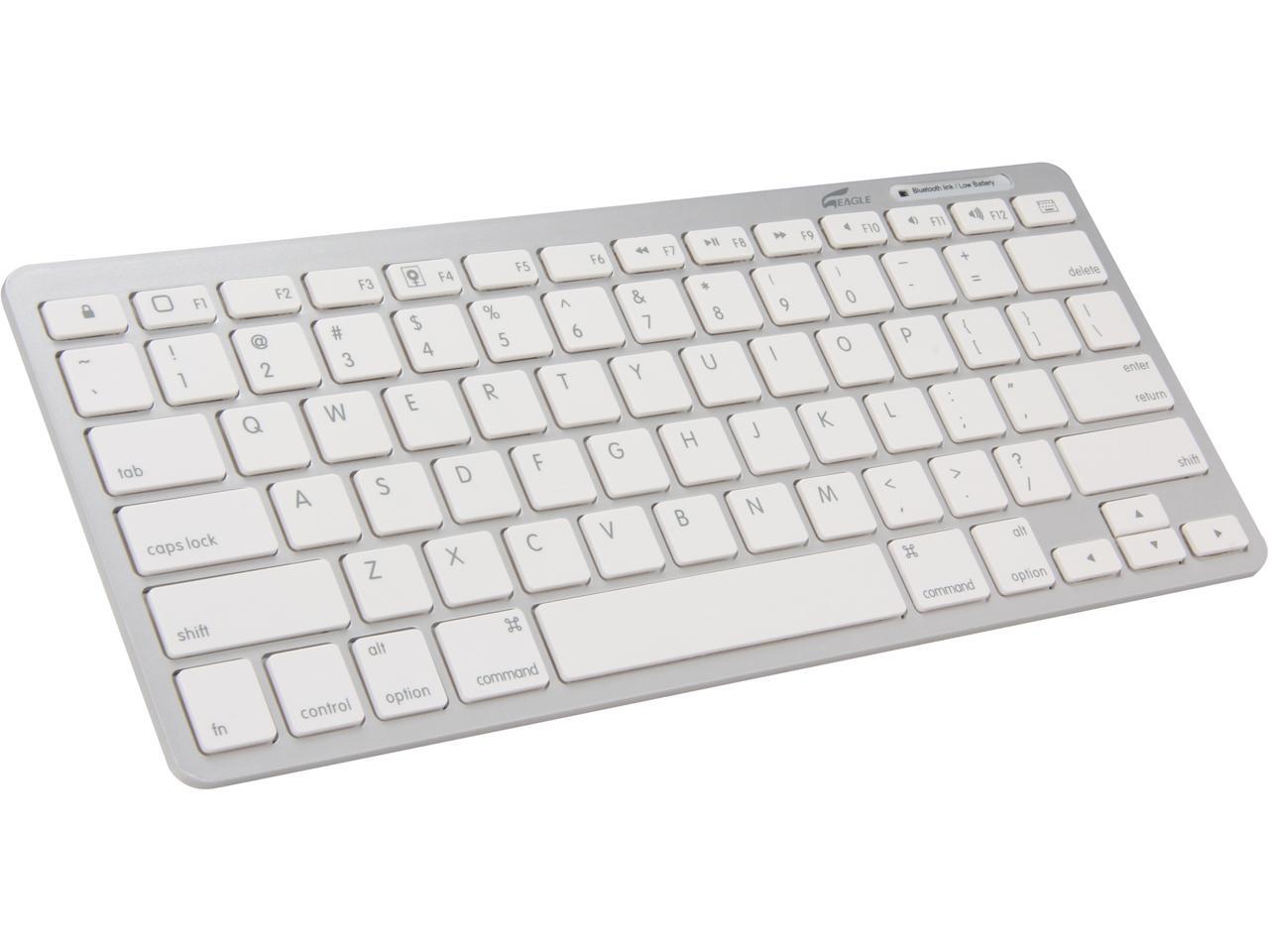 Eagle ET-KB200B-WH White Portable Bluetooth Keyboard for Tablets ...