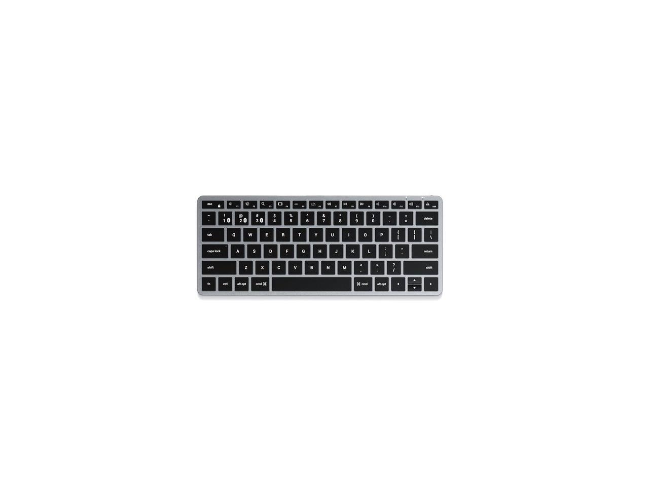 Satechi Slim X1 Bluetooth Backlit Keyboard - Space Gray ST-BTSX1M ...