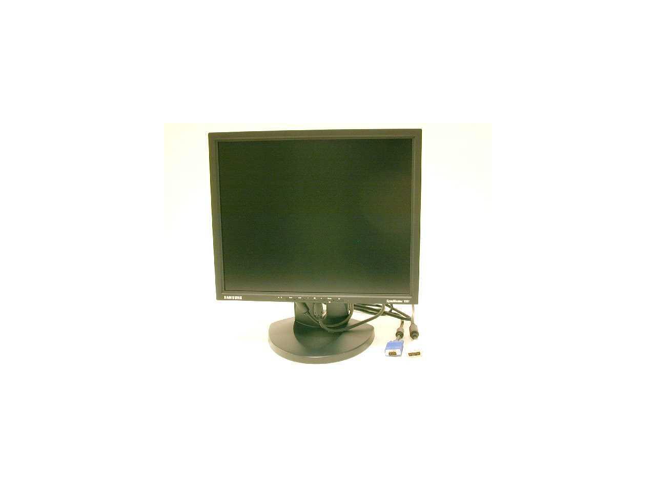 SAMSUNG 191T-Black Black 19" 25ms DVI LCD Monitor 250 cd/m2 700:1 ...