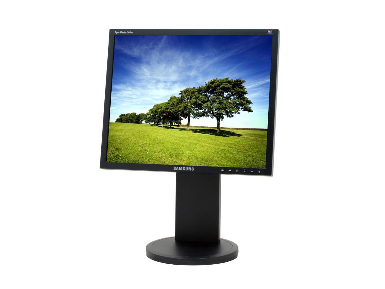 SAMSUNG 740BX Black 17" 5ms DVI LCD Monitor with Height and Tilt ...