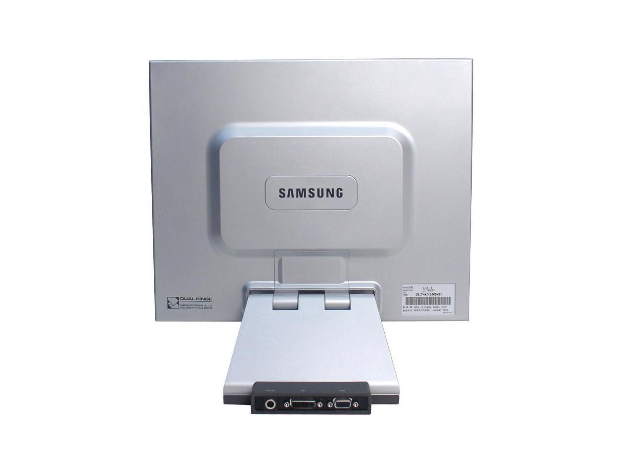 SAMSUNG 172X Silver 17" 12ms DVI LCD Monitor 270 cd/m2 500:1 - Newegg.com