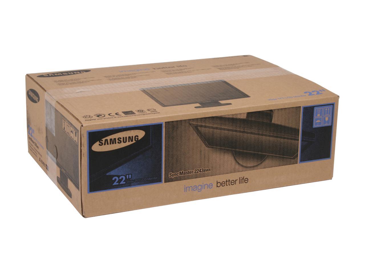 SAMSUNG 2243BWX High Gloss Piano Black 22" 5ms DVI Widescreen LCD ...