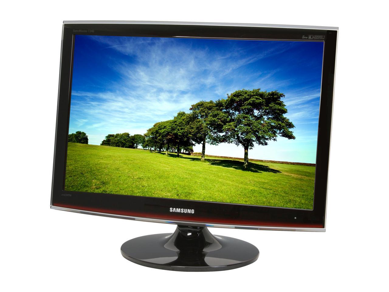 SAMSUNG TOC T240 Rose Black 24" 5ms HDMI Widescreen LCD Monitor 300 cd ...