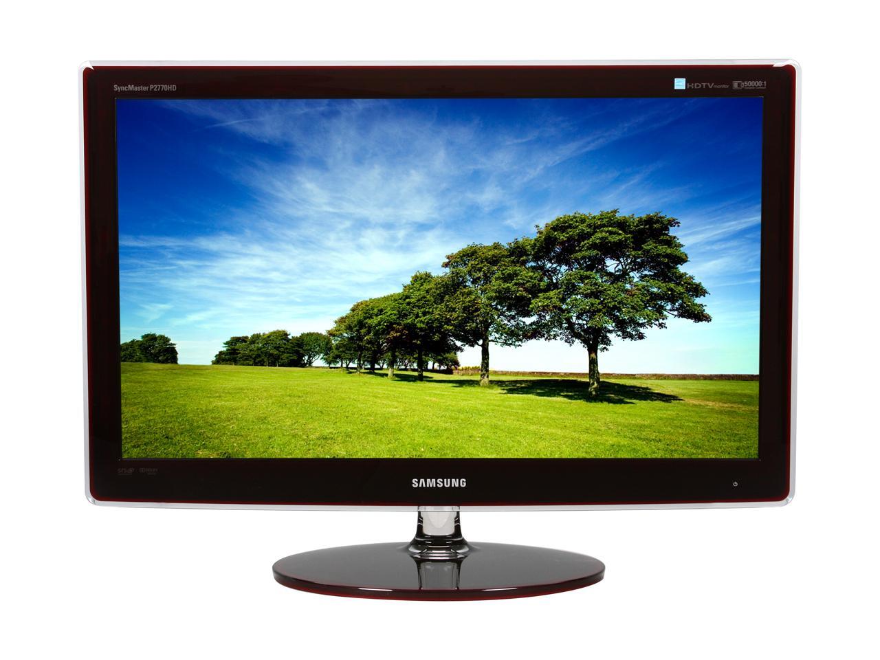 SAMSUNG P2770HD Rose Black 27" 5ms Widescreen LCD Monitor - Newegg.com