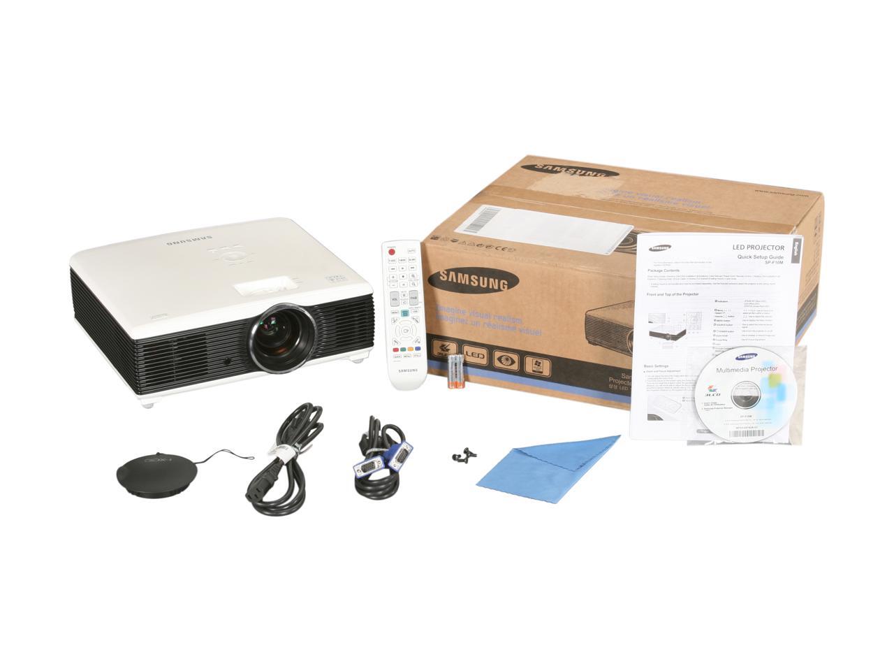 SAMSUNG SP-F10M XGA 1024x768 1000 ANSI Lumens LED-Based Multimedia 3LCD ...