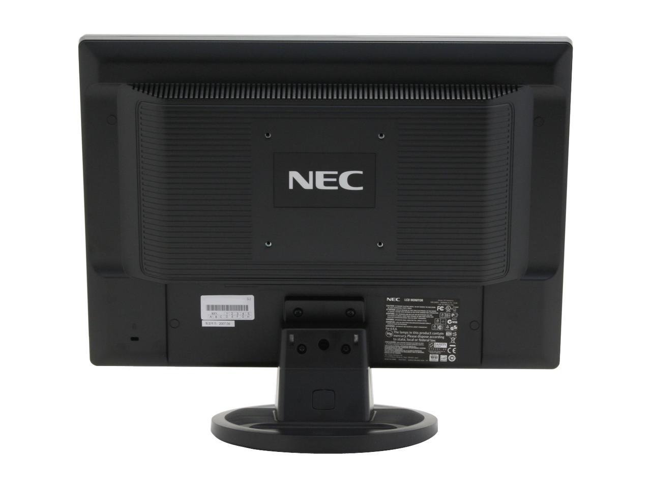 NEC Display Solutions 22" TFT LCD WSXGA+ LCD Monitor 5 ms 1680 x 1050 D ...