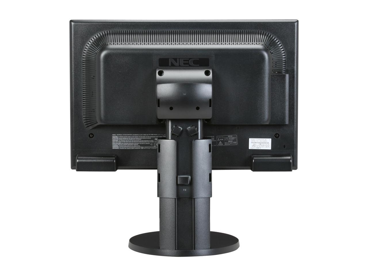 NEC Display Solutions LCD225WNXM-BK Black 22" 5ms Widescreen LCD ...