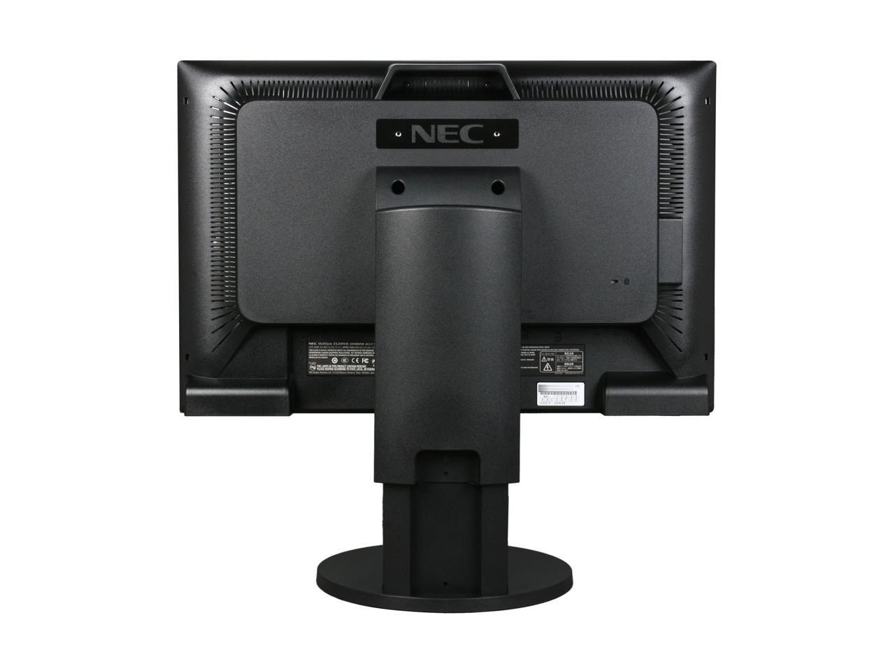 NEC Display Solutions EA241WM-BK Black 24" 5ms Height,Pivot and Swivel ...