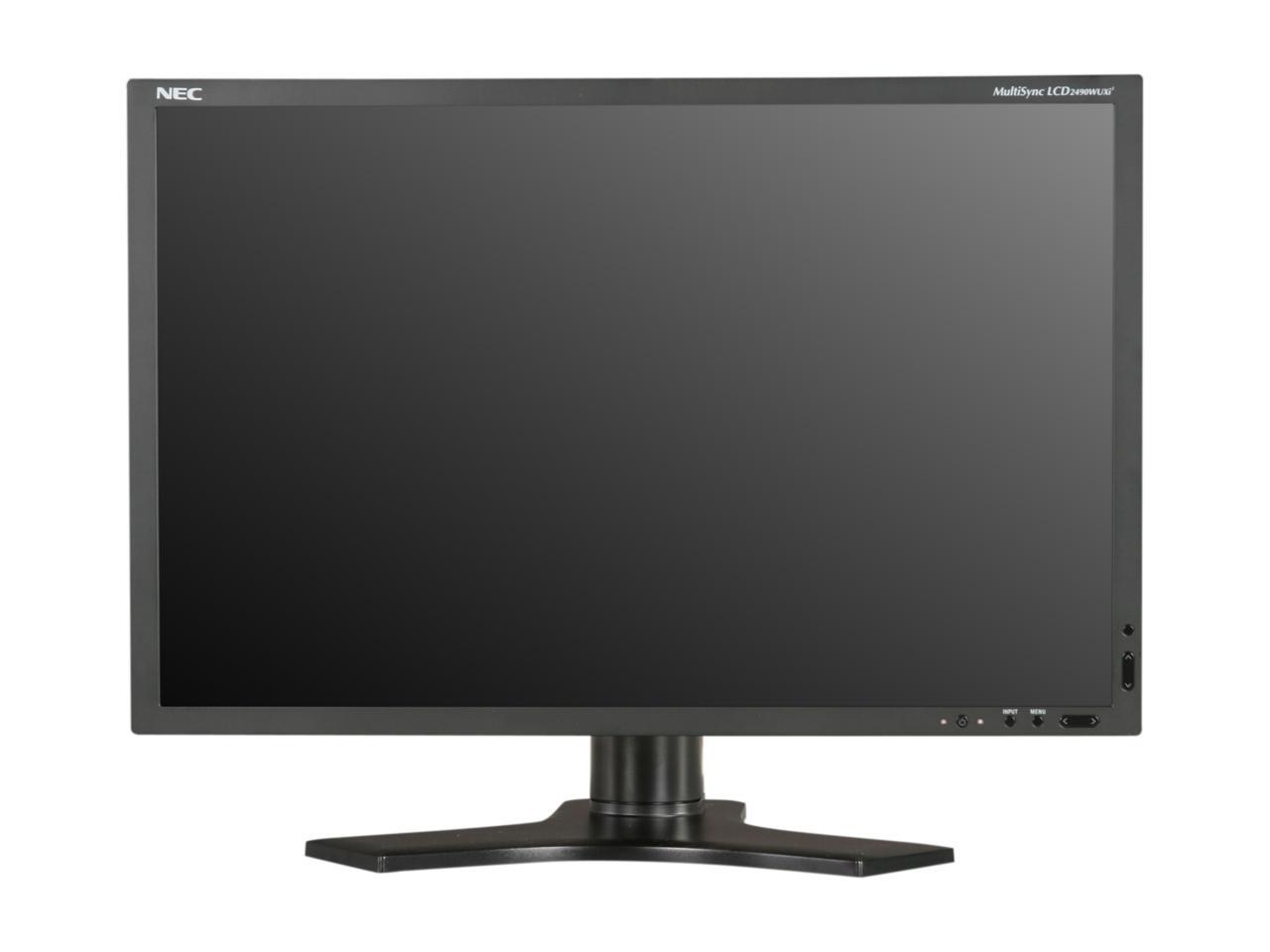 NEC Display Solutions LCD2490WUXi2-BK Black 24" 8ms Height,Swilve,Pivot ...
