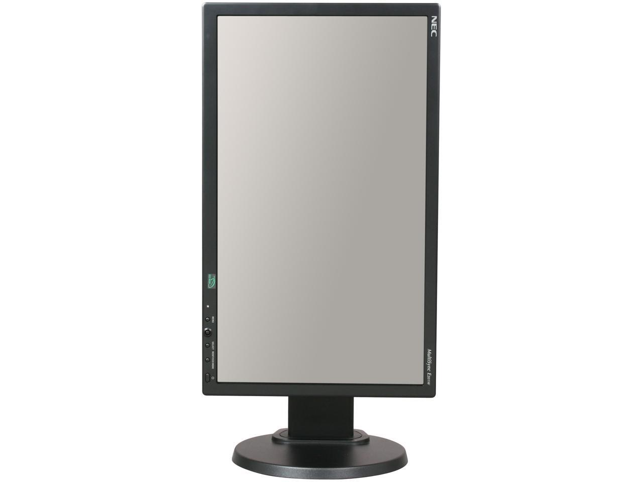 NEC Display Solutions E201W-BK Black 20" 5ms Height,Swivel & Pivot ...