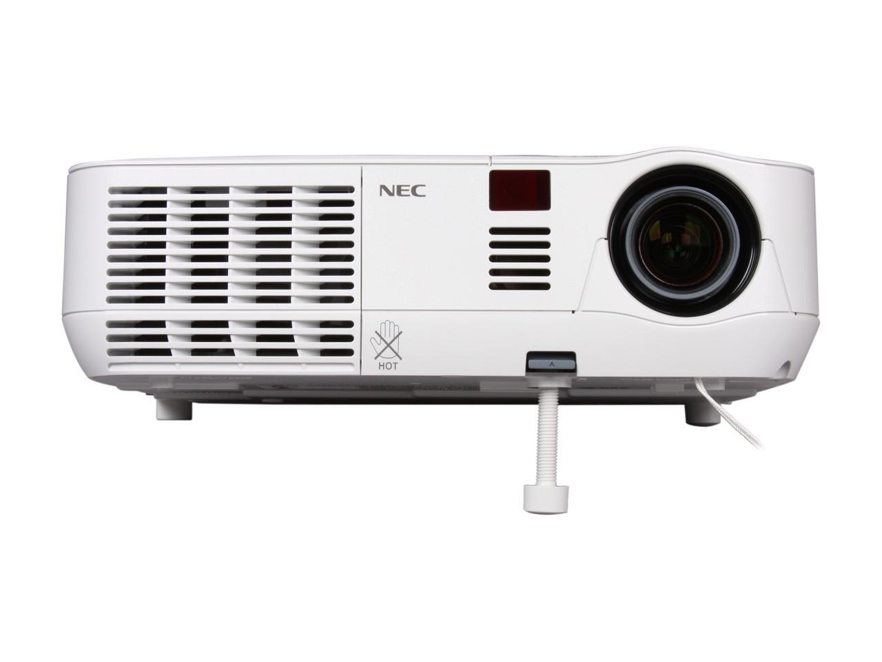 NEC Display Solutions NP-V260X XGA 1024x768 2600 lumen DLP Mobile 3D ...