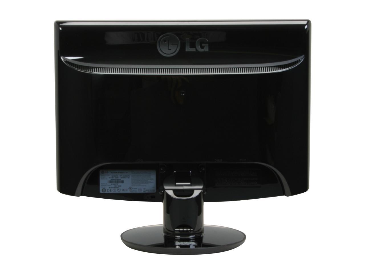 LG W1952TQ-TF Black 19" 2ms Widescreen LCD Monitor 300 cd/m2 10000:1DCR ...