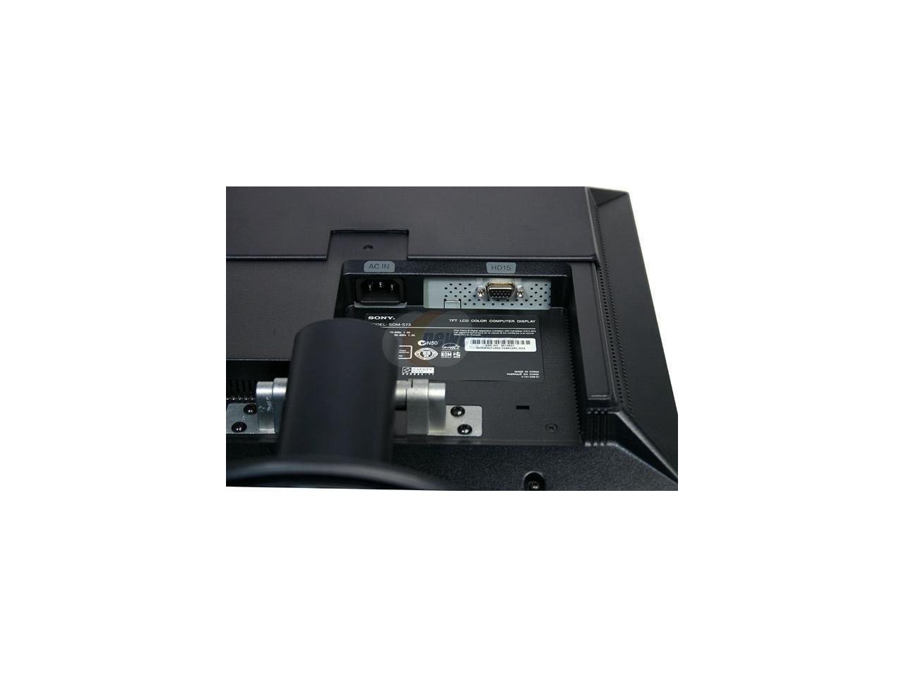 SONY 17" Active Matrix, TFT LCD SXGA LCD Monitor 16 ms 1280 x 1024 SDM ...