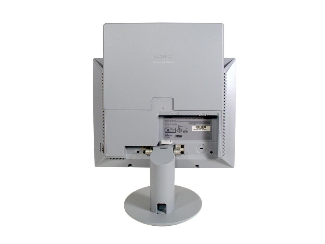 SONY 19" Active Matrix, TFT LCD SXGA LCD Monitor 25 ms 1280 x 1024 SDM ...
